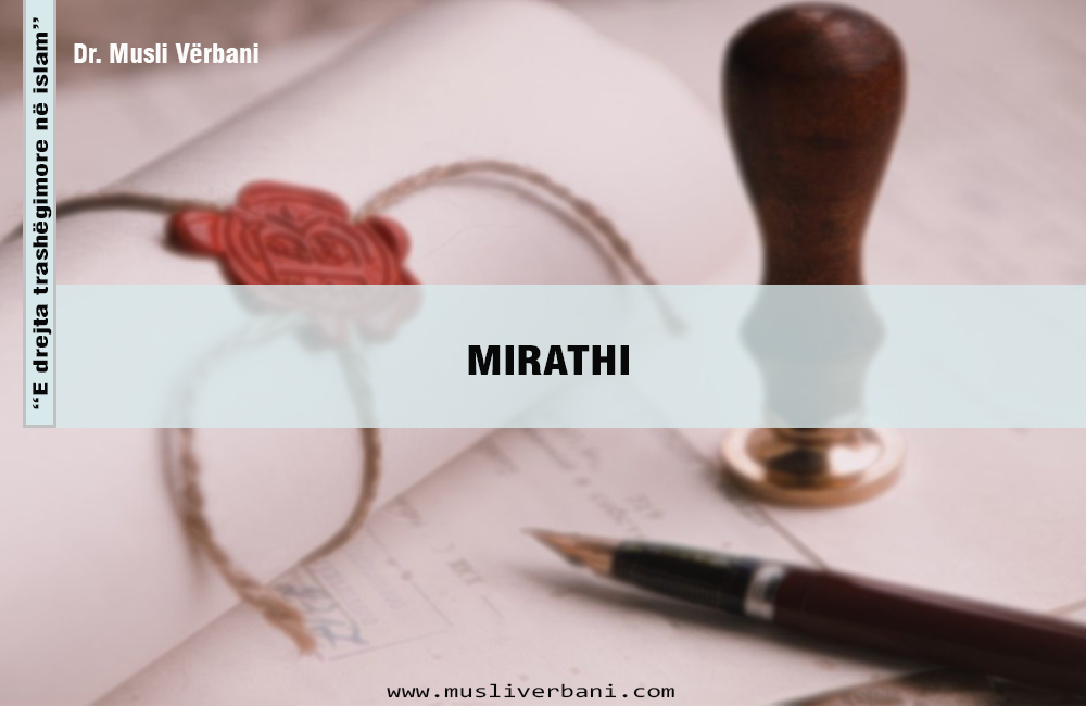 MIRATHI – Dr. Musli Vërbani