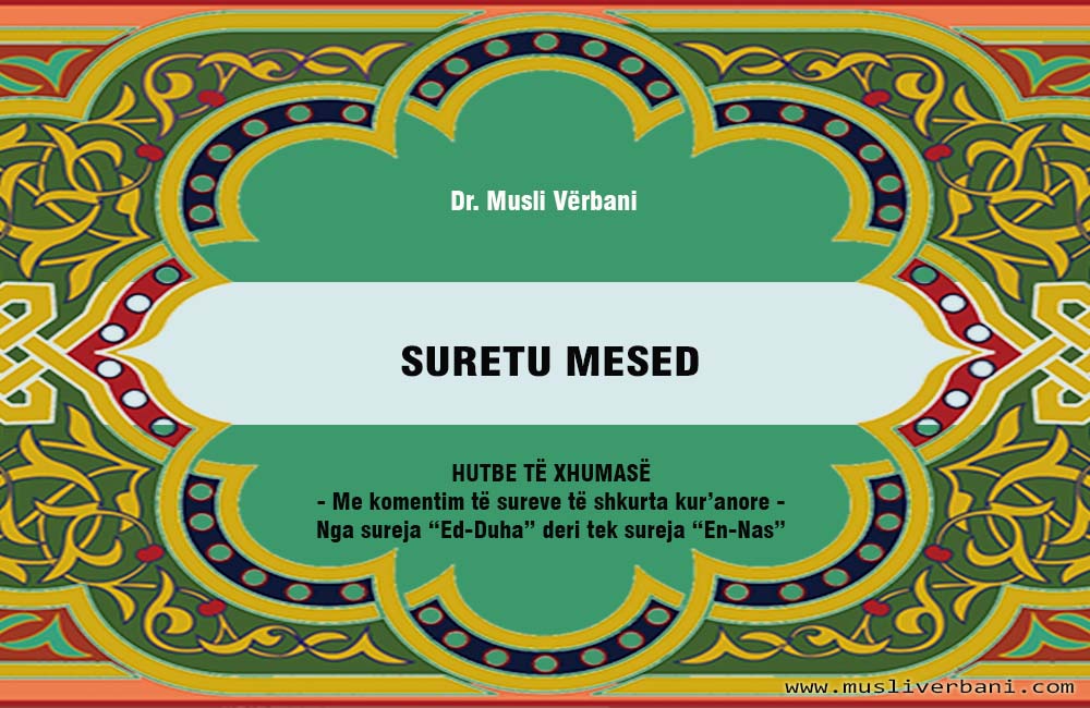 SURETU MESED – Dr. Musli Vërbani